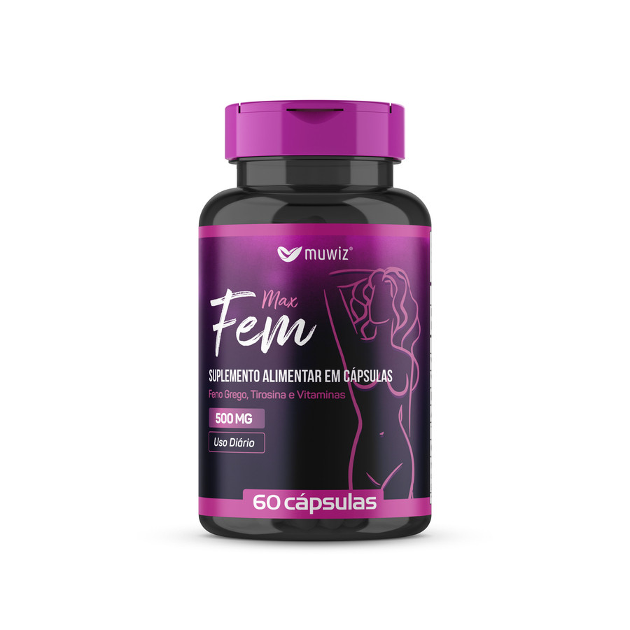 MAX FEM SUPLEMENTO FEMININO PARA EQUILÍBRIO HORMONAL, ENERGIA E SAÚDE ...