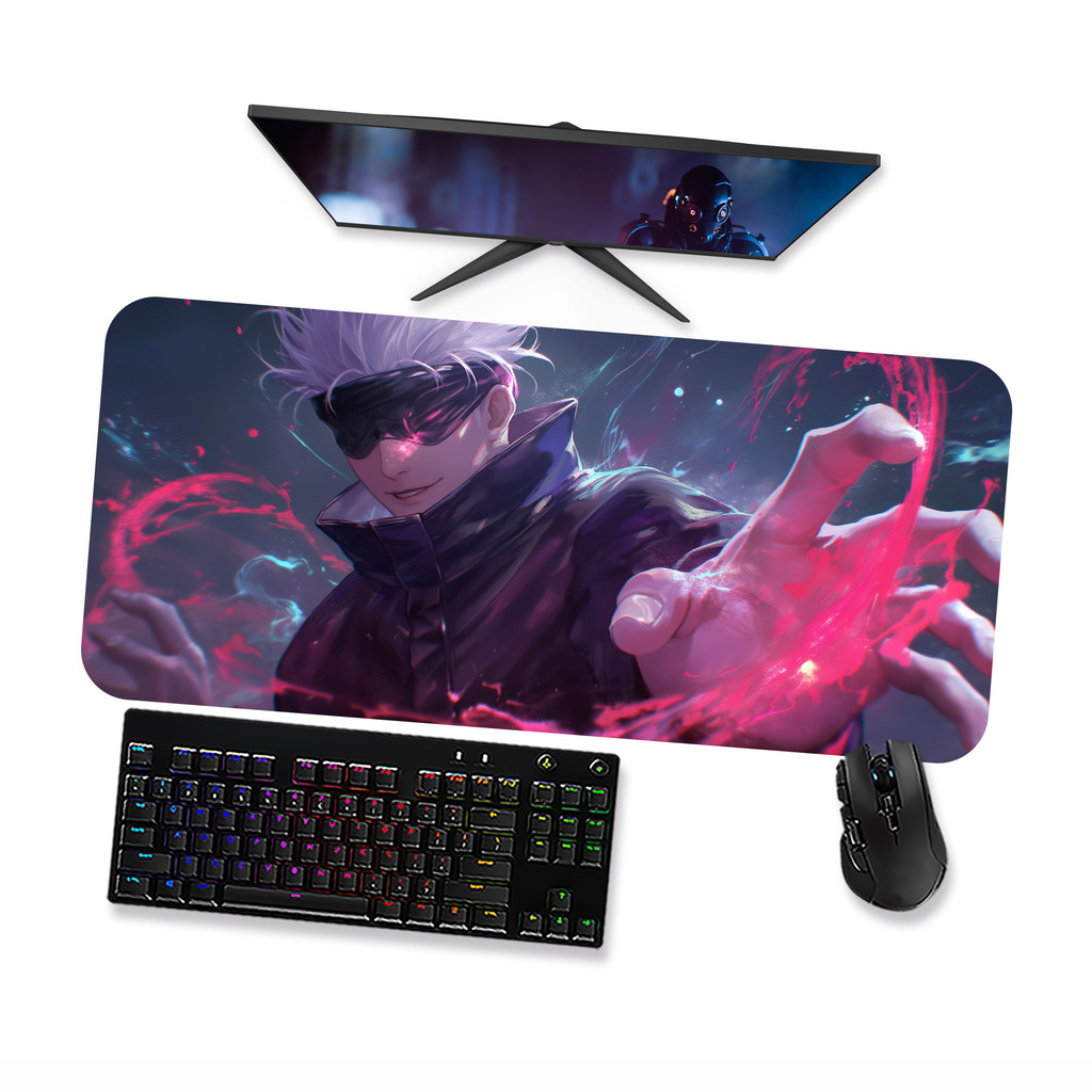 Mouse Pad Gamer - JUJUTSU KAISEN - SATORU GOJO 2 Mousepad Grande 90x40 ...