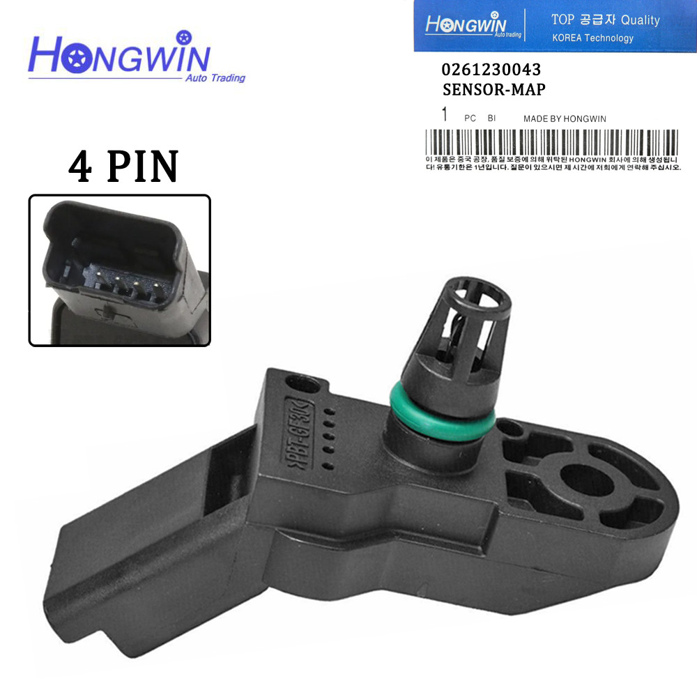 0261230043 9639381480 Dc DC00467680 Sensor De Mapa De Pressão Absoluta ...