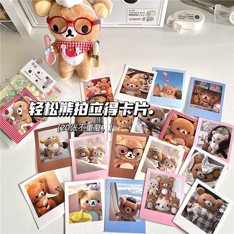 Steve 20 Peças De Cartão Fotográfico Retrô De Urso Fácil , Decoração De ...