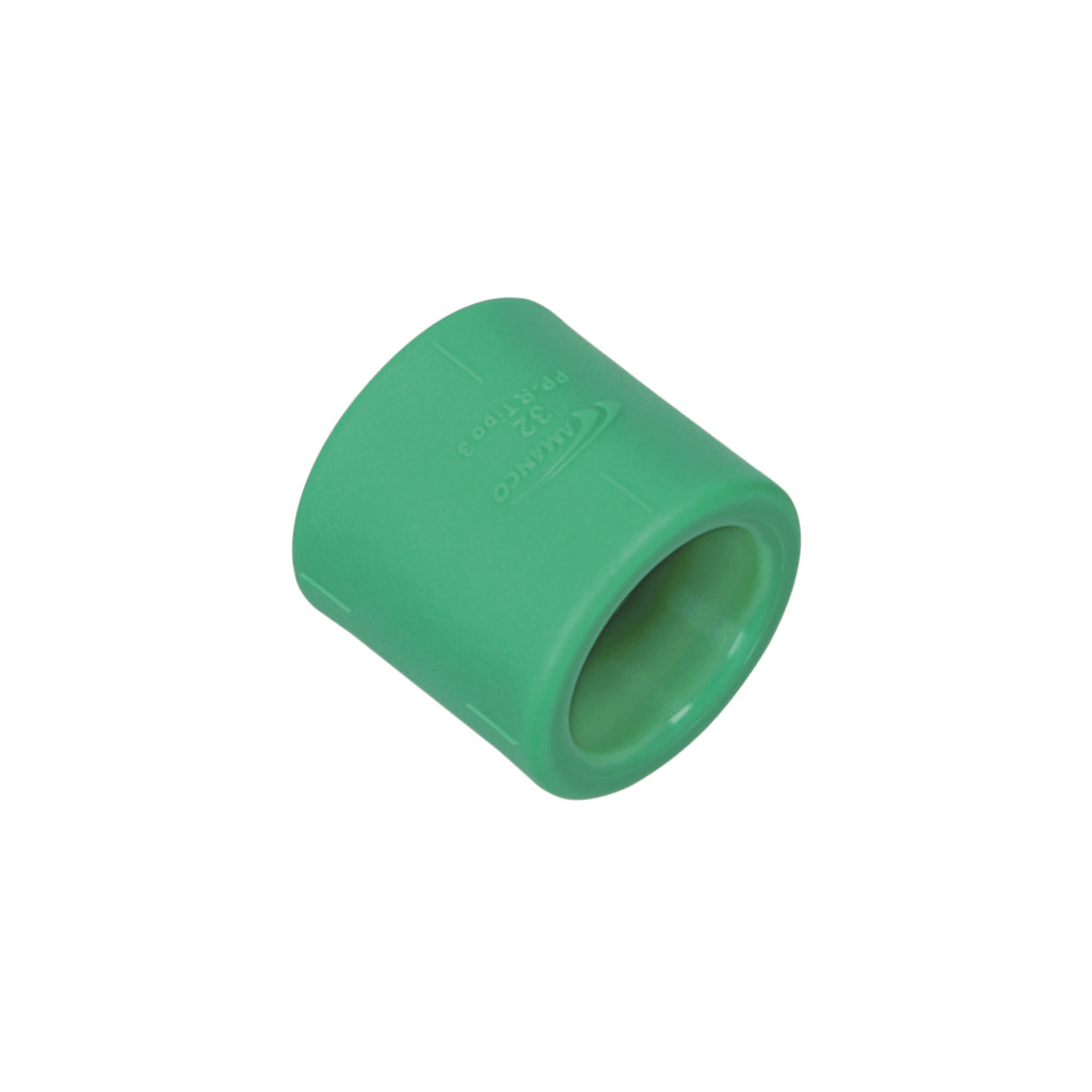 Luva 63 mm PPR Verde para Água Quente e Fria AMANCO | Shopee Brasil