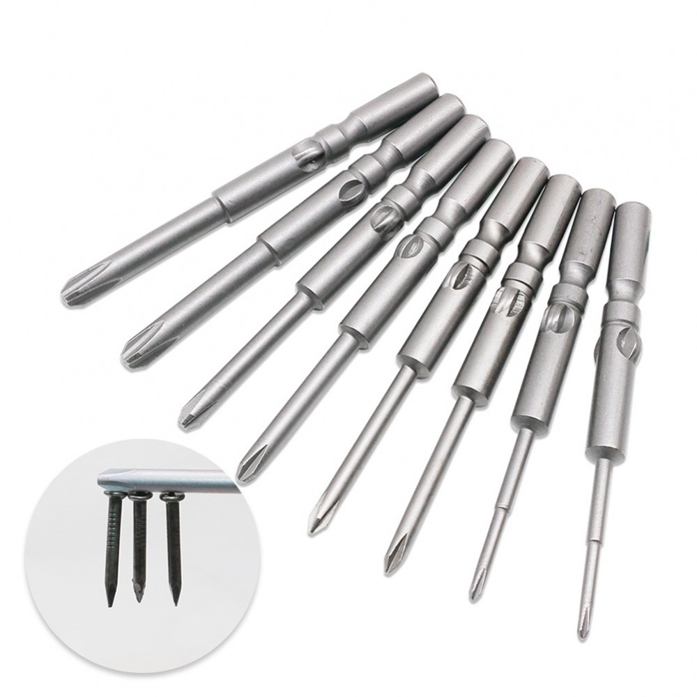 Premium Quality Magnetic Cross Screwdriver Bit 4mm Shank PH00 PH0 PH1 ...
