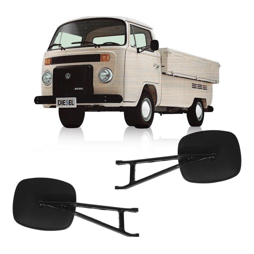 Retrovisor Vw Kombi Pick-Up 1976 77 78 79 80 81 82 83 À 1997 | Shopee ...