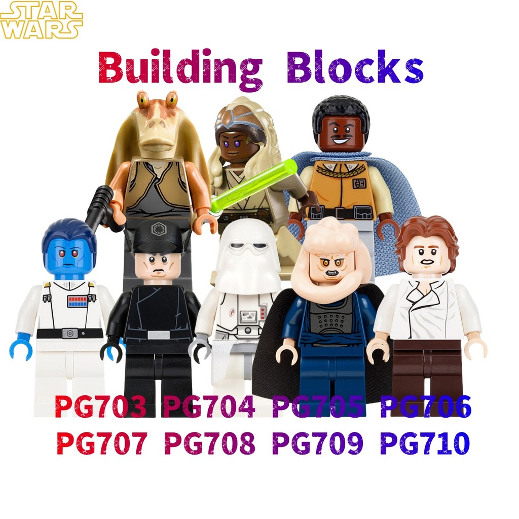 Explore a galáxia com o novo Star Wars PG703 - PG710 Building Block ...