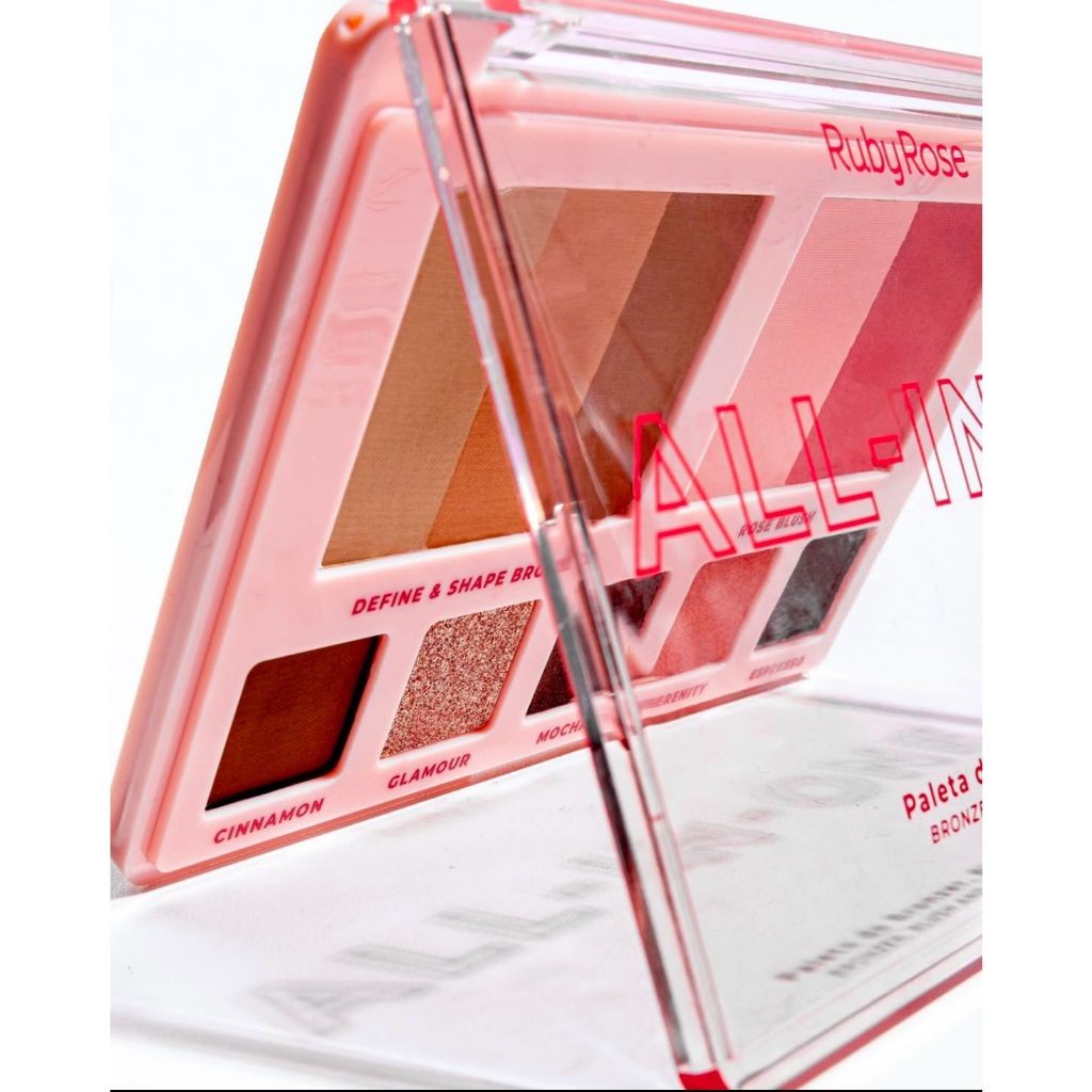Paleta de Bronzer , Blush e Sombra All in One - Ruby Rose | Shopee Brasil