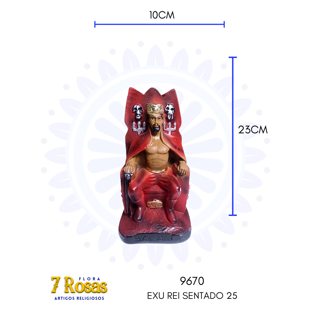 EXU REI SENTADO 25 | Shopee Brasil