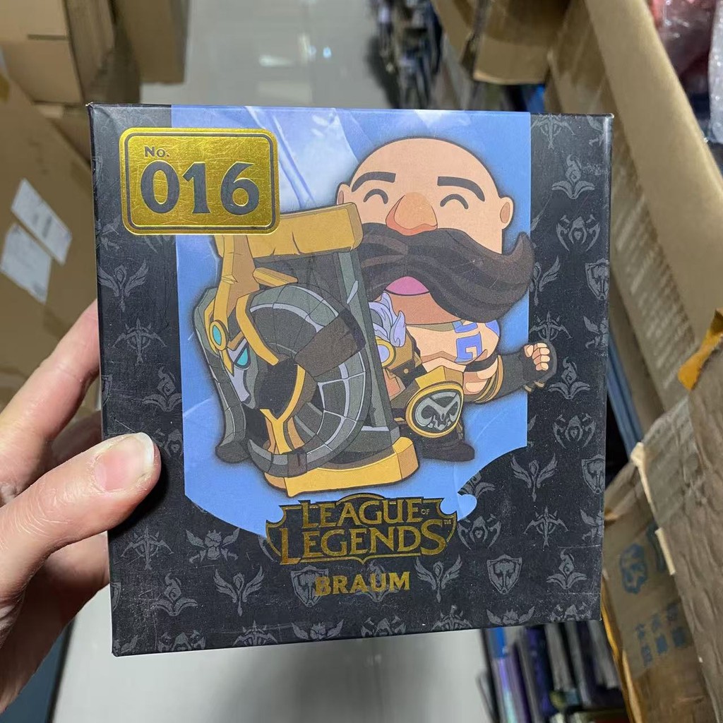 Mini LOL Hero Braum Action Figure Jogo Personagem O Coração Do Freljord ...