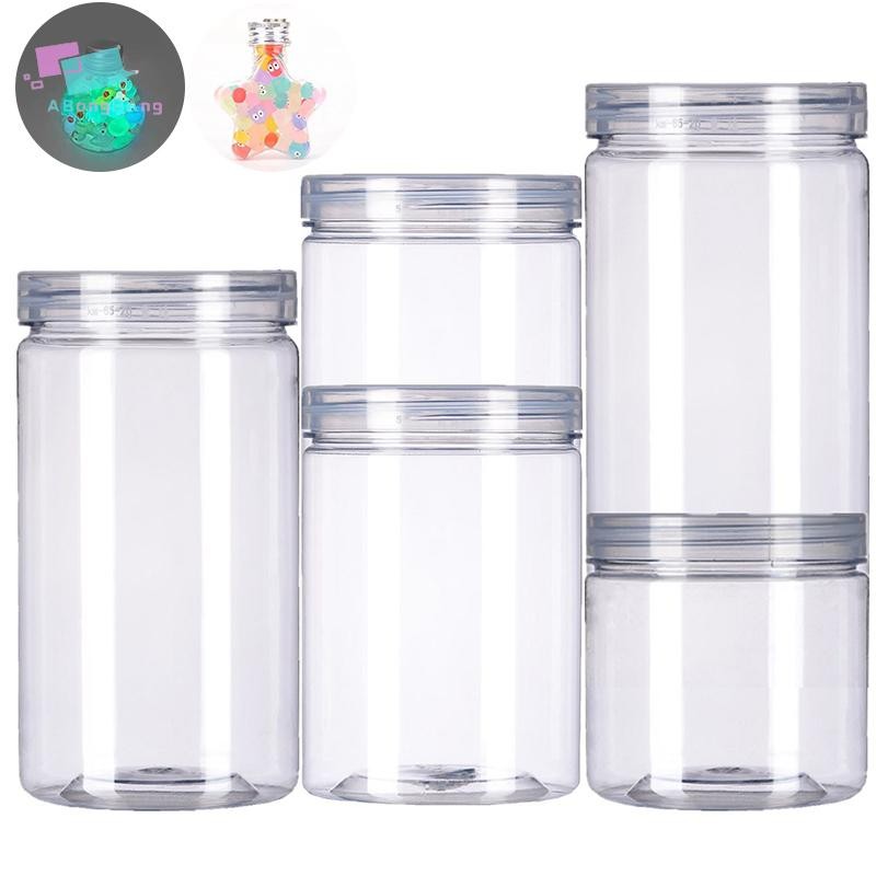 Abongbanghn Tanque Selado Transparente Frasco Com Tampa Balde De ...