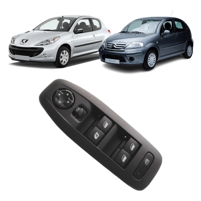 INTERRUPTOR VIDRO ELÉTRICO C3 PEUGEOT 208 2008 98007436ZD | Shopee Brasil