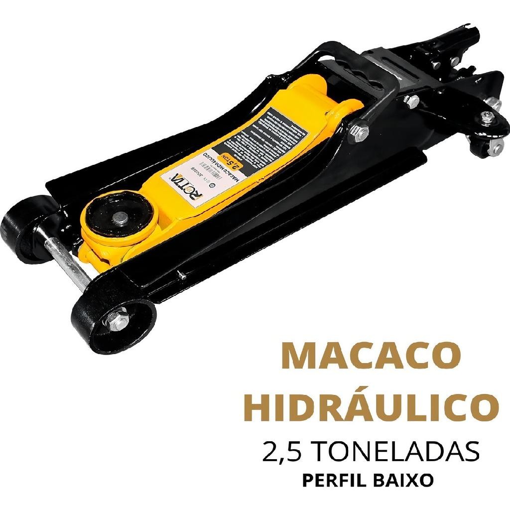 Macaco Hidráulico Jacarezinho 2,5 Toneladas Rebaixado Jacaré Para Carro ...