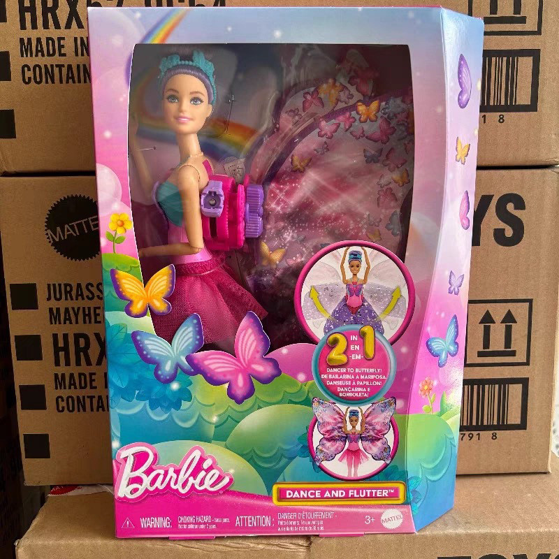 Boneca Barbie Dream Butterfly Dance Fairy HXJ10 Princesa Conto de Fadas Boneca Princesa ...