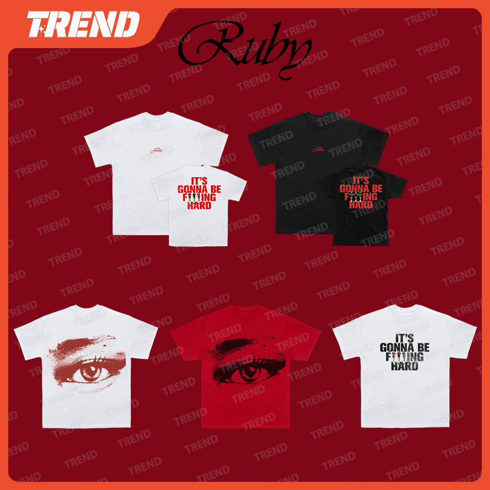KPOP BLACKPINK JENNIE RUBY Camiseta De Algodão Merch De Verão Plus Size ...
