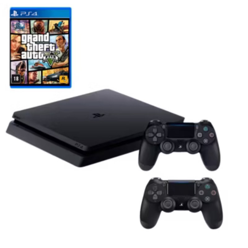 PlayStation 4 500gb black edition | Shopee Brasil