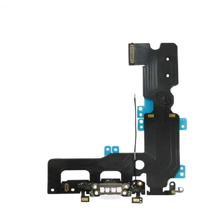 Flex Conector iPh 7 Plus Carga Dock Usb completa com Antena e microfone ...