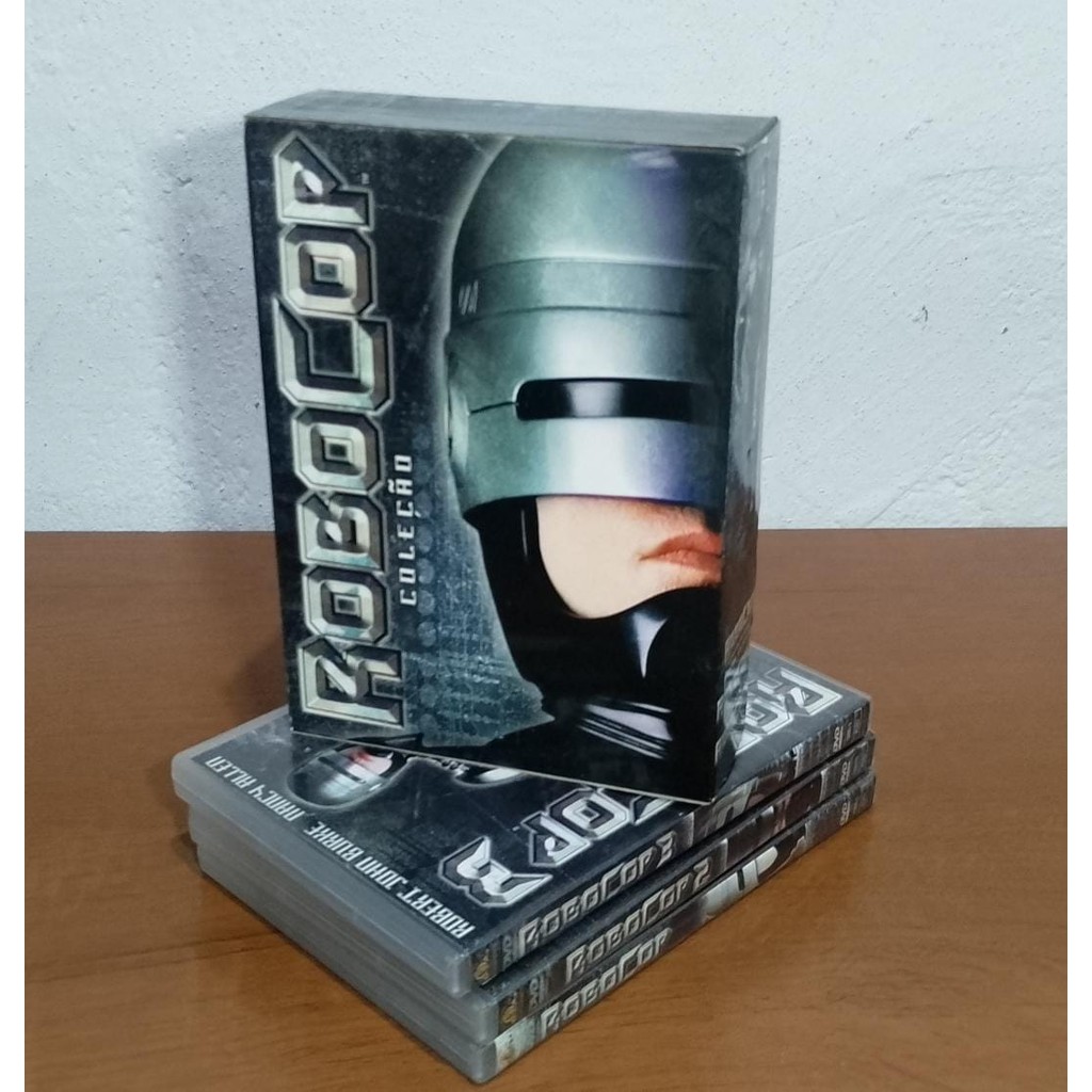 DVD ORIGINAL DUBLADO Robocop Coleçao ( Robocop 1, 2, 3 ) | Shopee Brasil