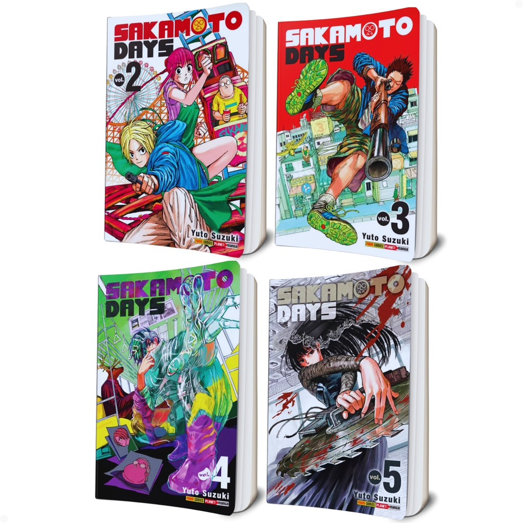 SAKAMOTO DAYS Mangá Volume 2 Ao 5 KIT Yuuto Suzuki Português | Shopee ...