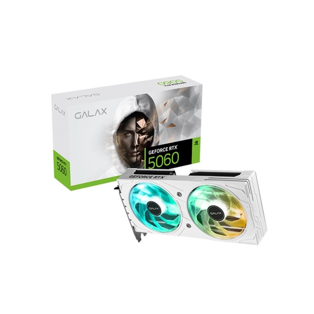 Placa de Video Galax Geforce RTX 5060 EX White 2X 8GB - 128 Bits ...