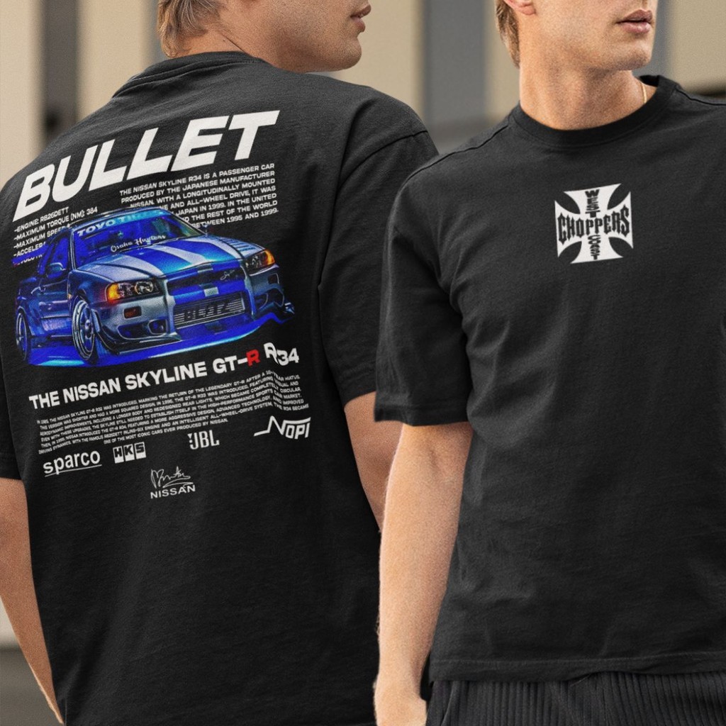 Camiset Paul Walker Bullet Skyline Velozes GT-R R34 Furiosos Vintage ...