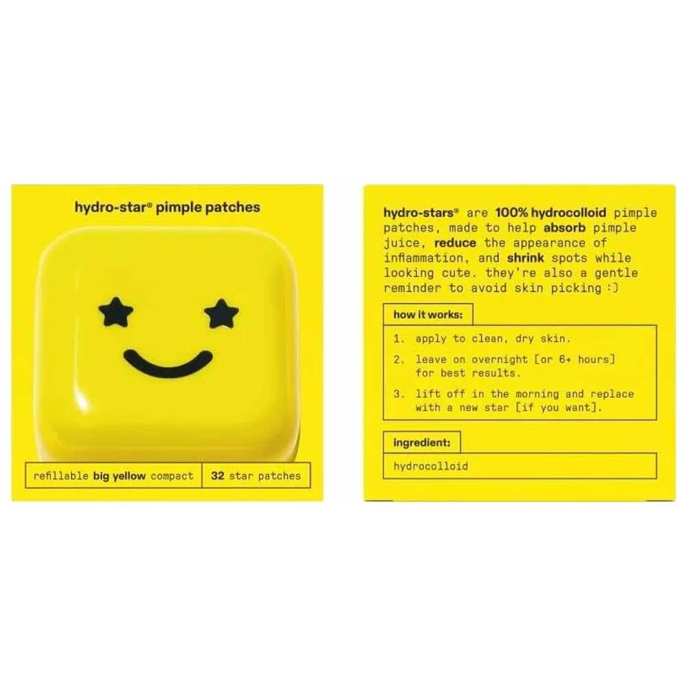 Star color acne patches (lens case + acne patches) 32 pieces | Shopee ...
