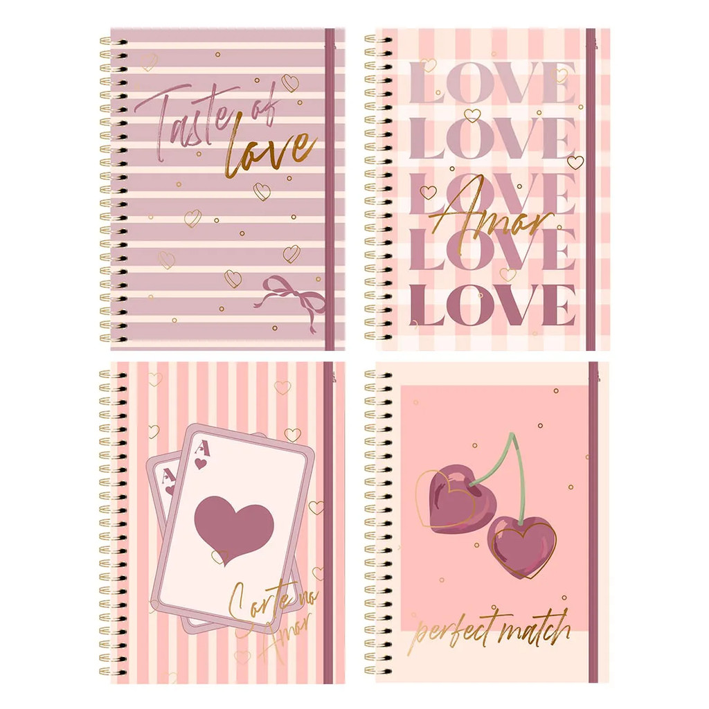 Caderno Larissa Manoela Doce Romance Universitário 1M 80 Fls - ANIMATIVA | Shopee Brasil