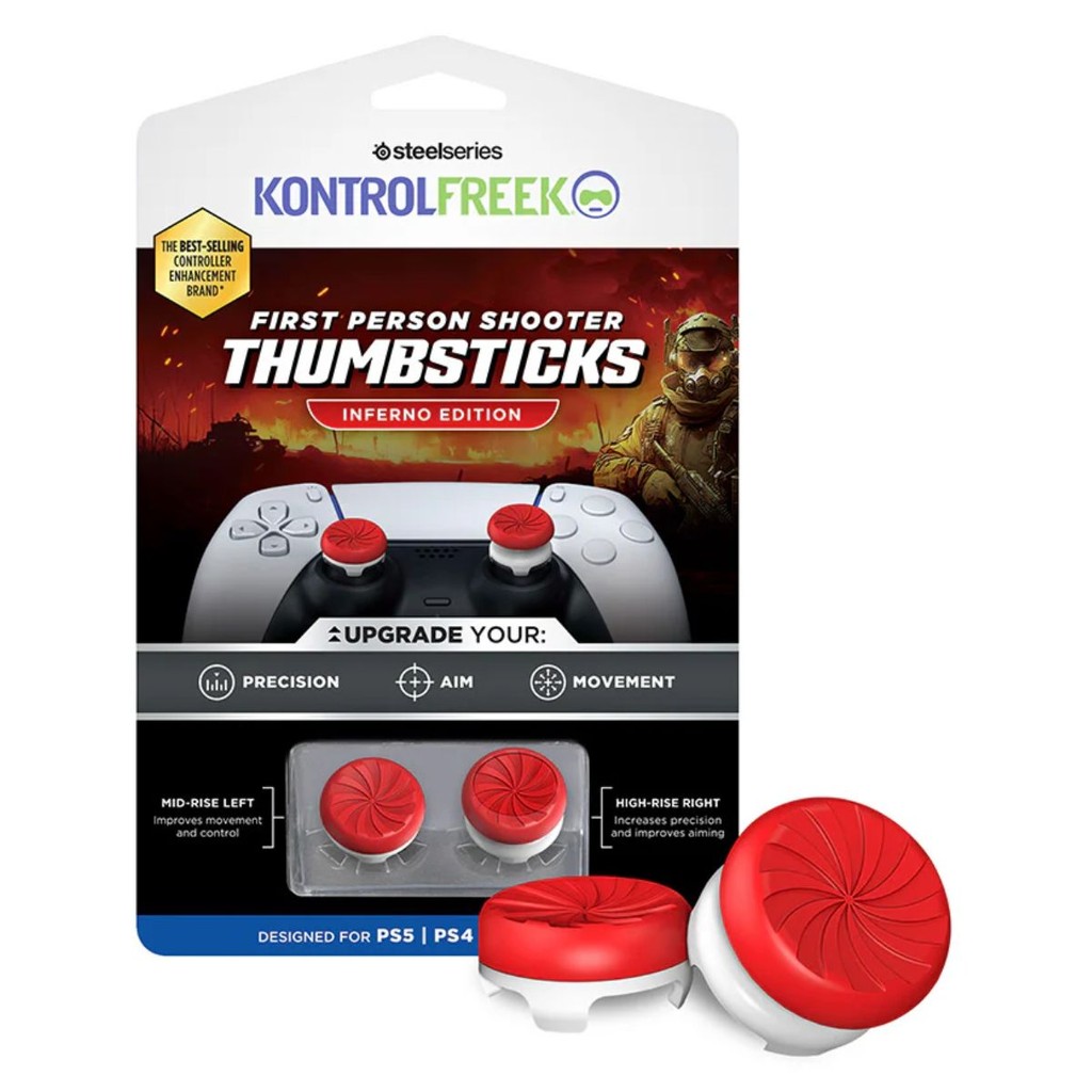 Kontrol Freek Inferno Edition Vermelho e Branco Ps4 Ps5 Shopee Brasil