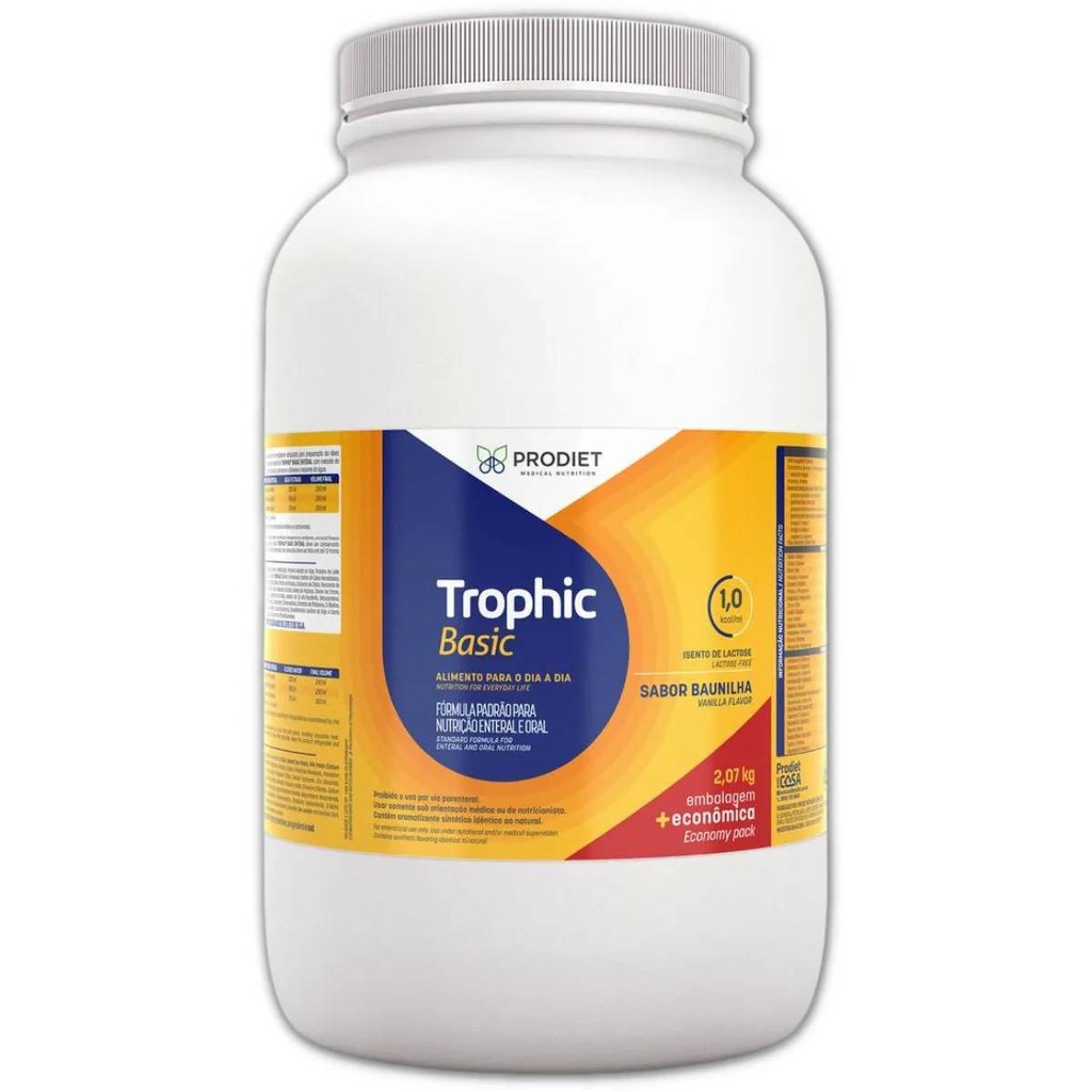 Trophic Basic Enteral Prodiet Sabor Baunilha 2070g | Shopee Brasil