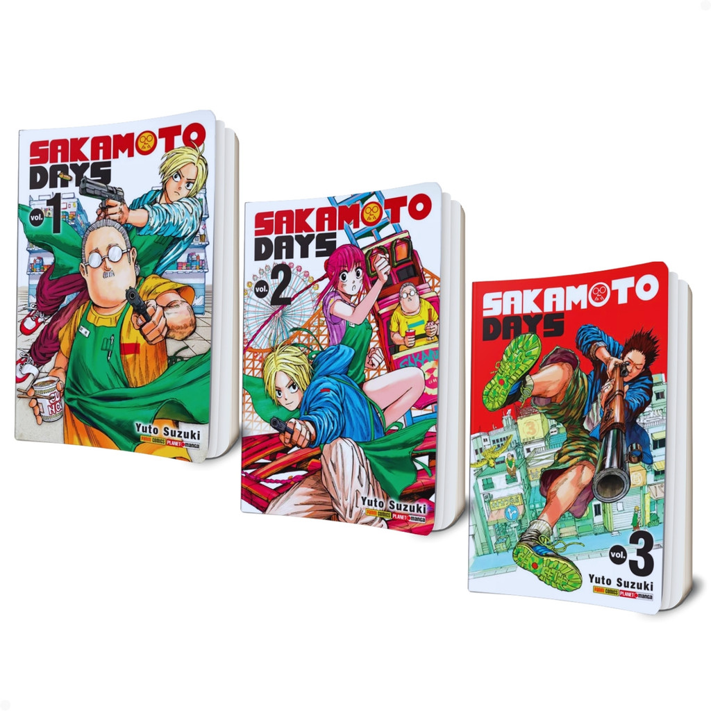 SAKAMOTO DAYS Mangá Volume 1 Ao 3 KIT Yuuto Suzuki Português | Shopee ...