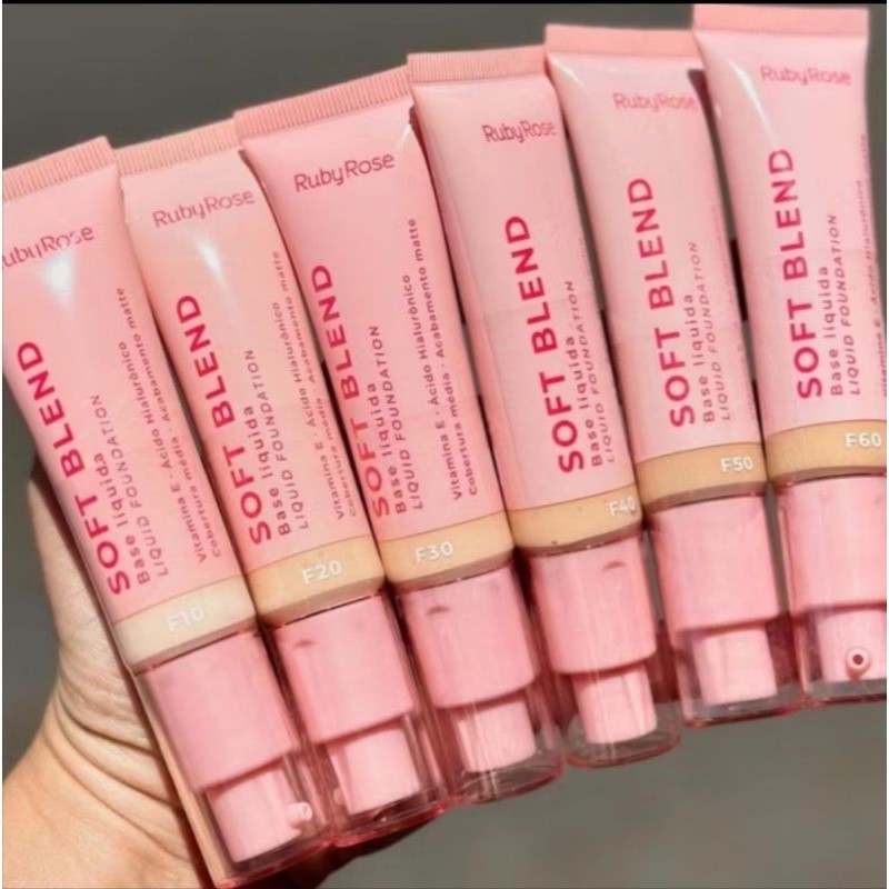 Base Ruby Rose linha Rosa Soft Blend Lançamento | Shopee Brasil