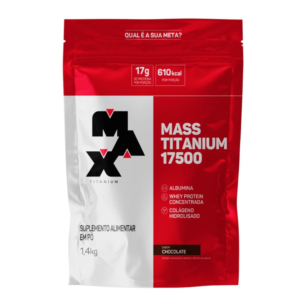 Max Titanium Mass Titanium 17500 1400g | Shopee Brasil