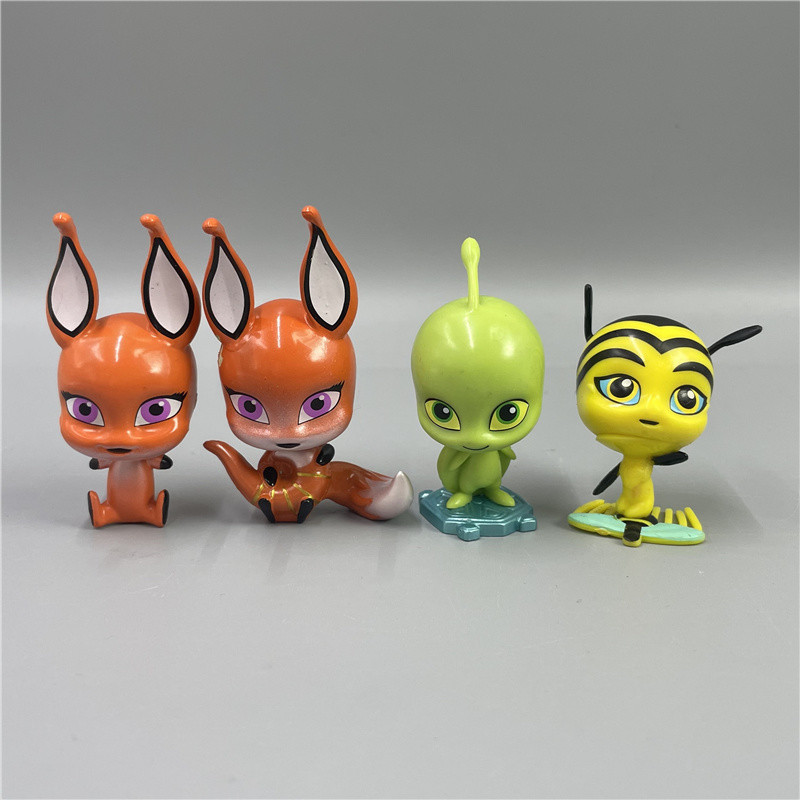 Miraculous Joaninha Kwamis Figura Boneca Marinette Adrien Cat Noir Rena ...