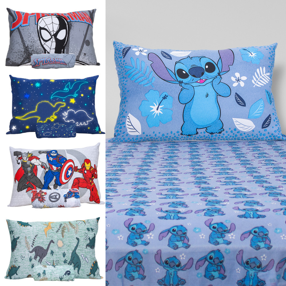 Jogo cama Lençol Solteiro infantil Stitch Dinossauro Gamer | Shopee Brasil