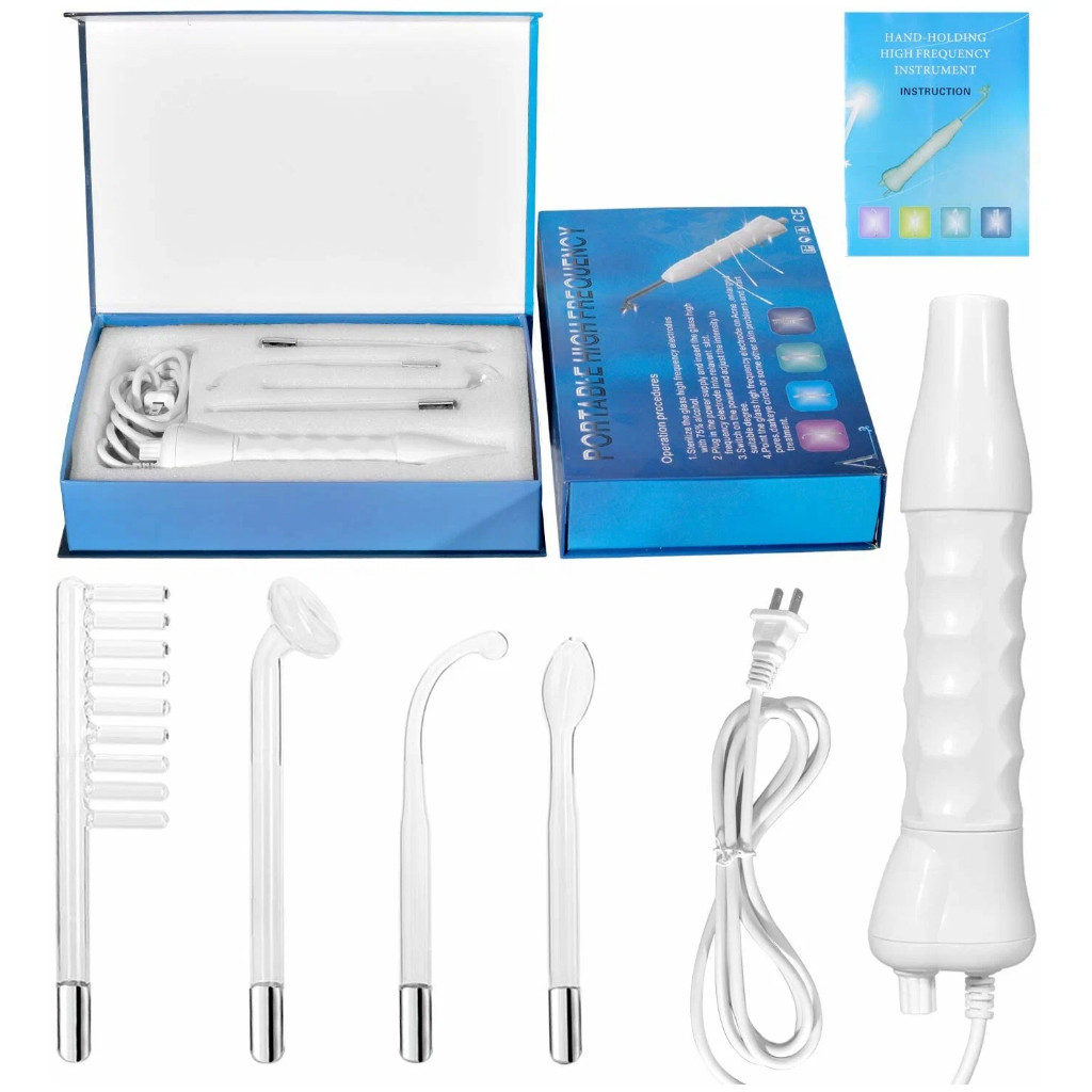 Aparelho de Alta Frequência Portátil Facial Bivolt para Skincare ...