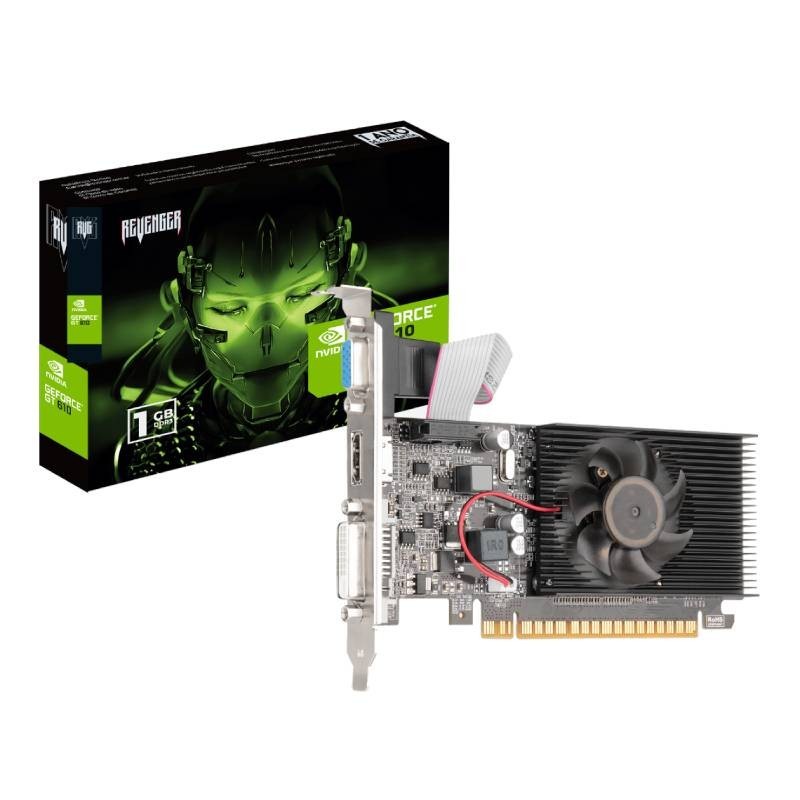 Nvidia GT610 Placa De Vídeo Nvidia 1GB 64bit DDR3 Revenger | Shopee Brasil