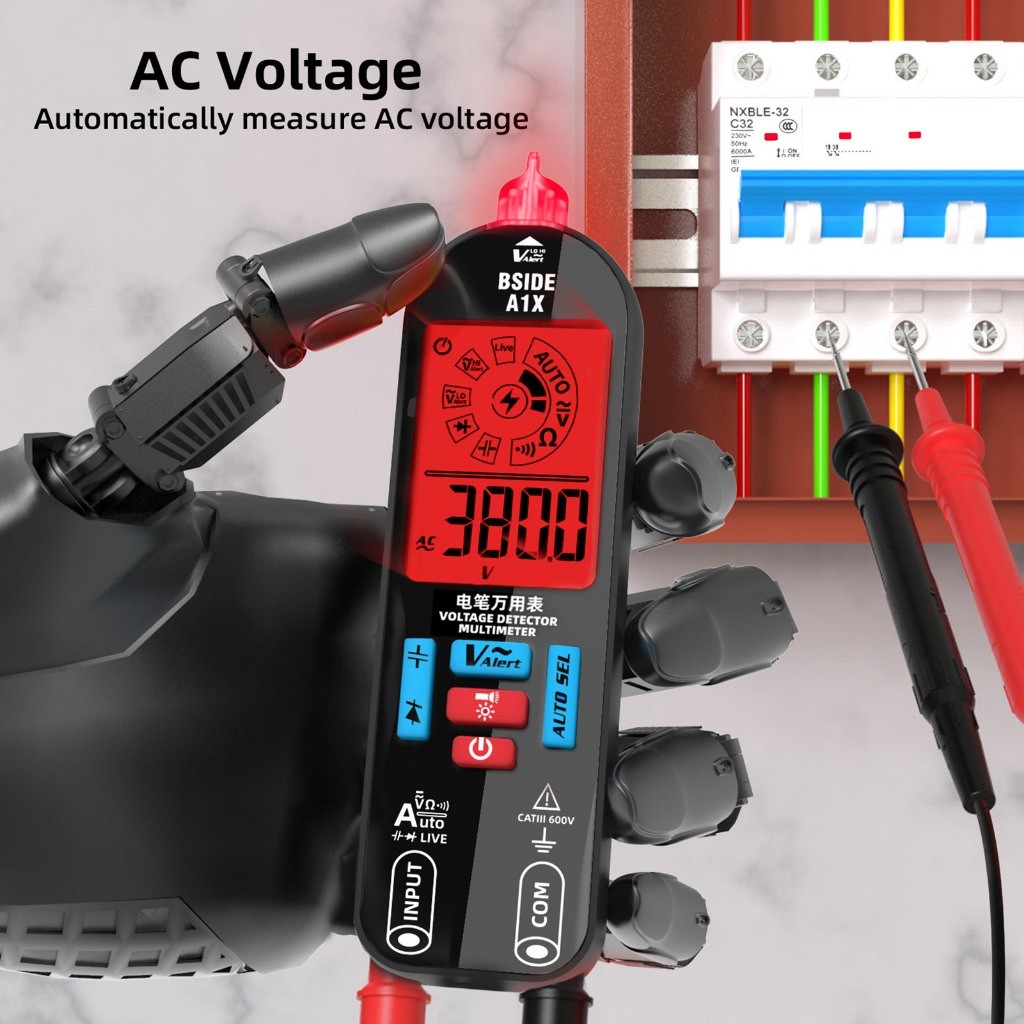 Multímetro Digital Inteligente De Alcance Automático BSIDE A1X | Shopee ...