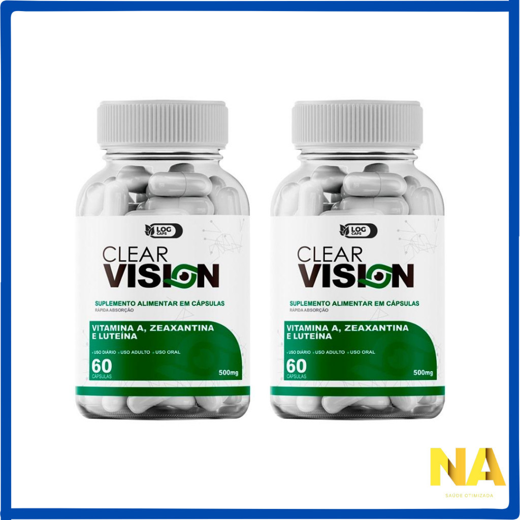 Clean Vision - 120 Capsulas Formula Exclusiva | Shopee Brasil