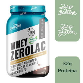 Whey Protein Sem Lactose e Sem Glúten 900g - Shark Pro | Shopee Brasil