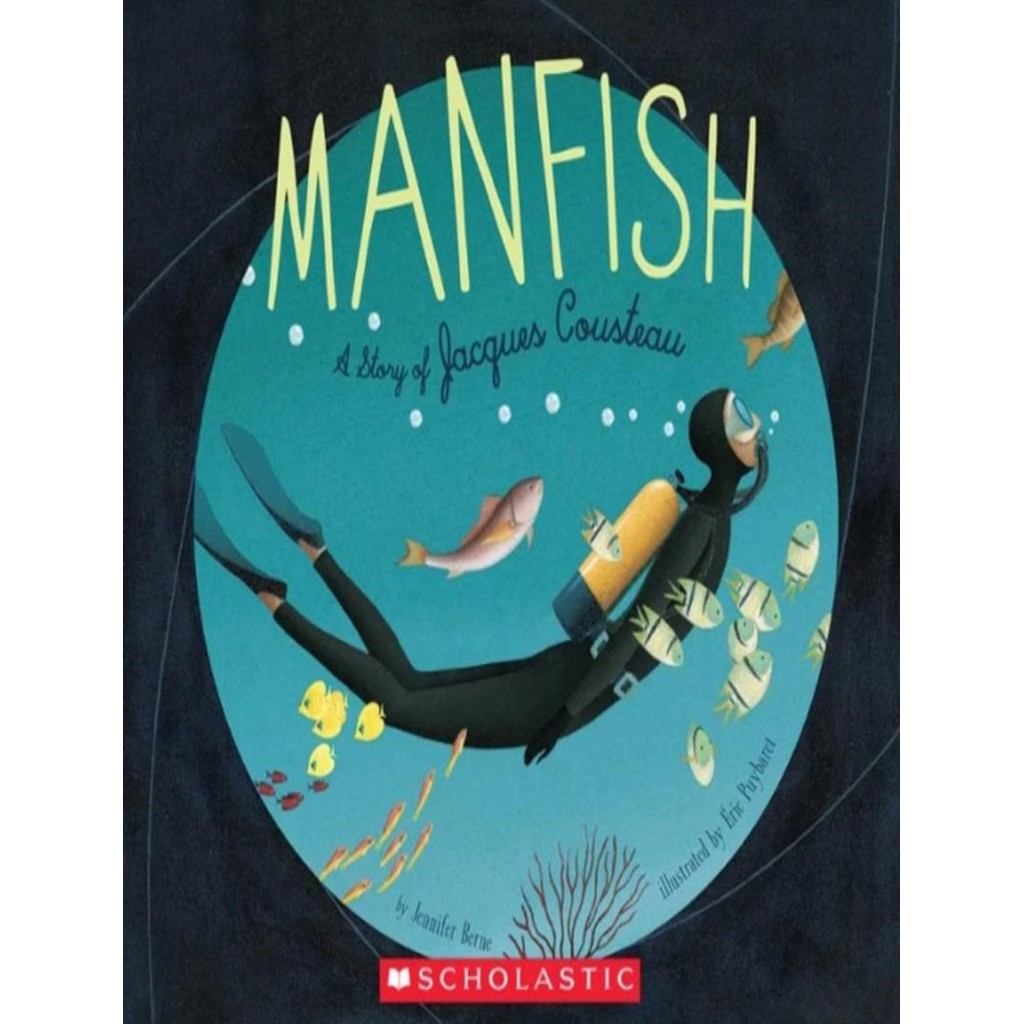 Livro - Manfish A Story Of Jacques Cousteau | Shopee Brasil