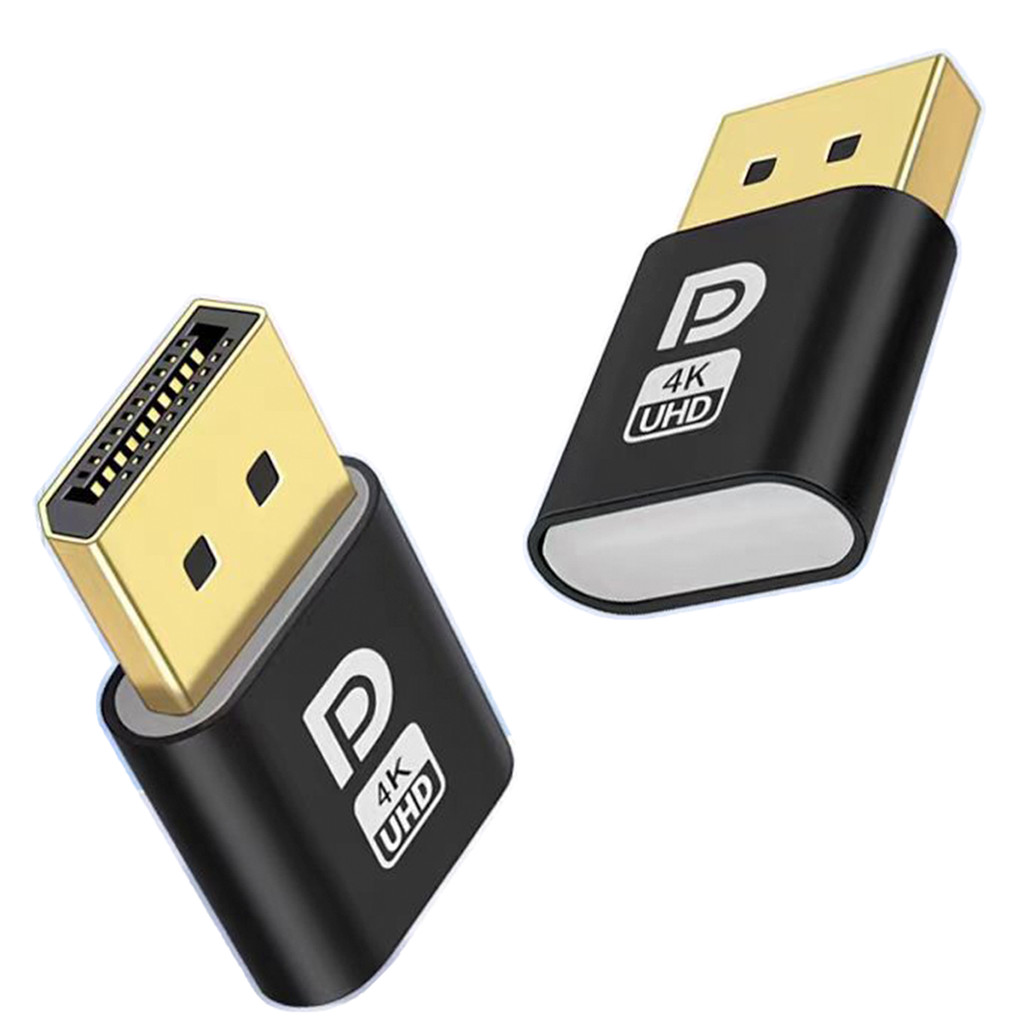 Displayport Dummy Plug Virtual Display 4k Adaptador Monitor | Shopee Brasil