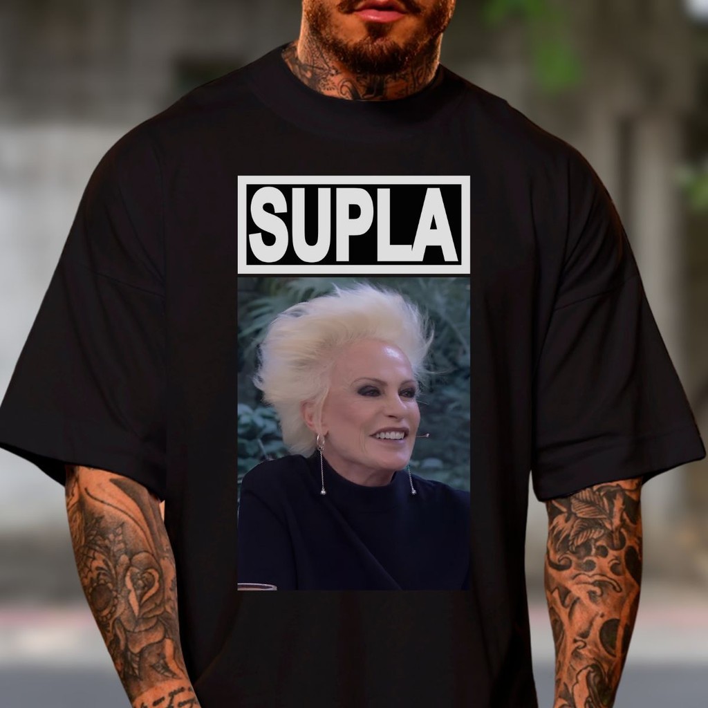 Camisa Meme Supla Ana Maria Braga Zueira Blusa Unissex Quase Irmãos ...