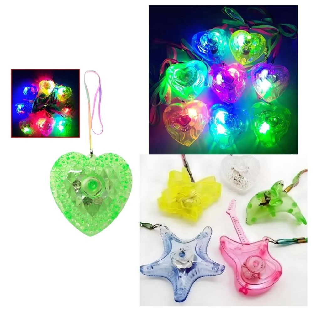 10 Colar Pisca Festas Balada Cordão Led Lembrancinha Festa Neon ...