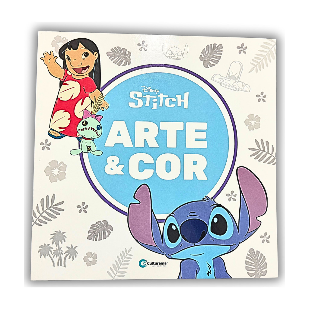 Livro Infantil Colorir Arte E Cor Desenhos Lilo e Stitch Disney, De Culturama. Editora Culturama ...