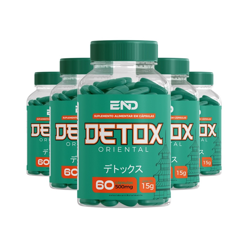 6 Detox Oriental Original Detox Forte Com Nota Fiscal. | Shopee Brasil