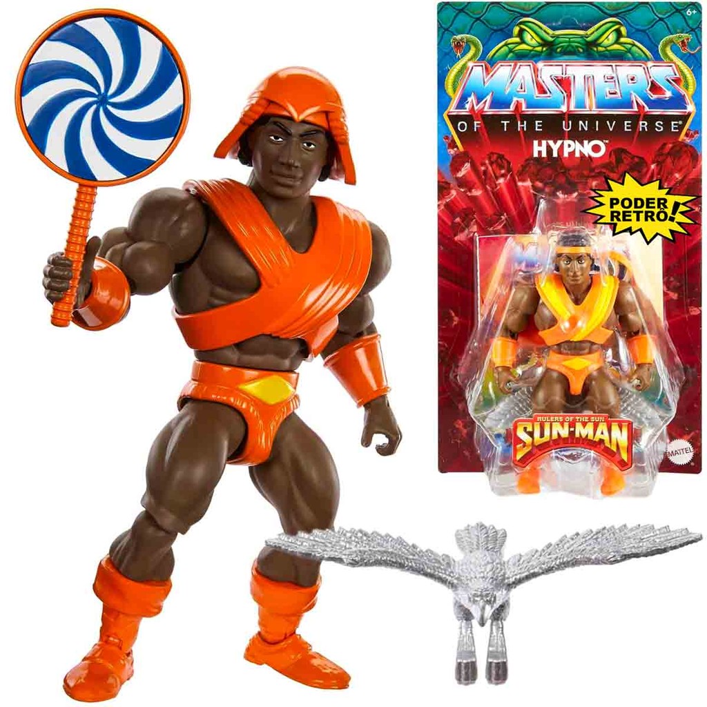 He-Man Boneco Hypno Sun-Man + Acessórios Mestres do Universo - Mattel ...