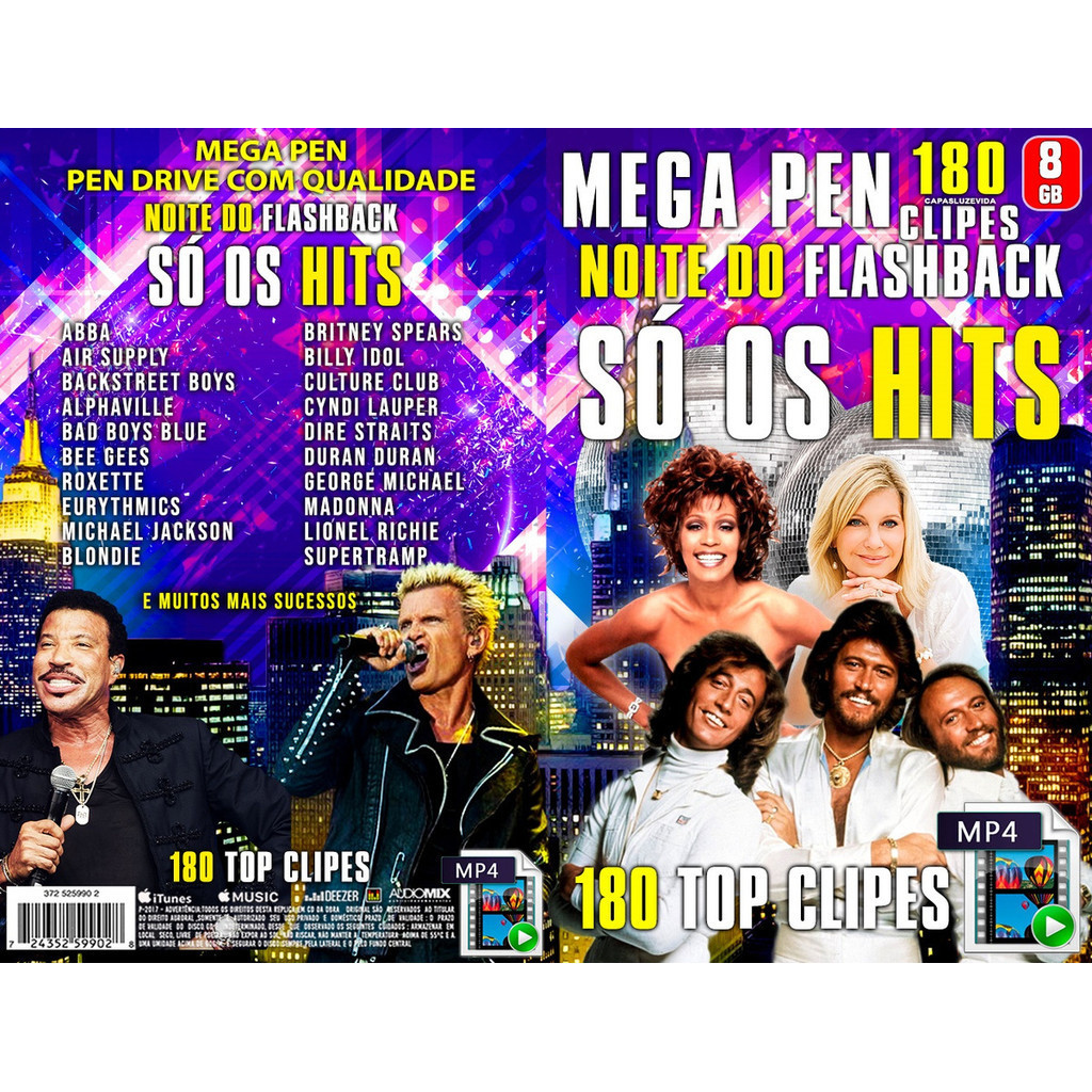 Mega Pen Drive Top Relembrando Os Sucessos | Shopee Brasil