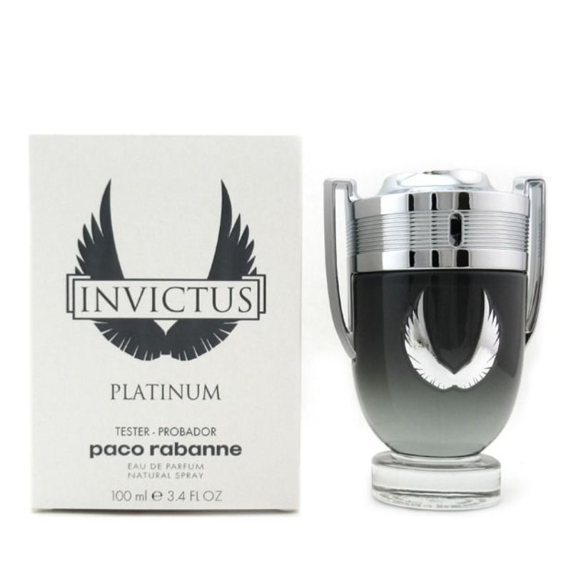 Perfume Invictus Platinum EDT 100ml Masculino (TESTER ORIGINAL ...