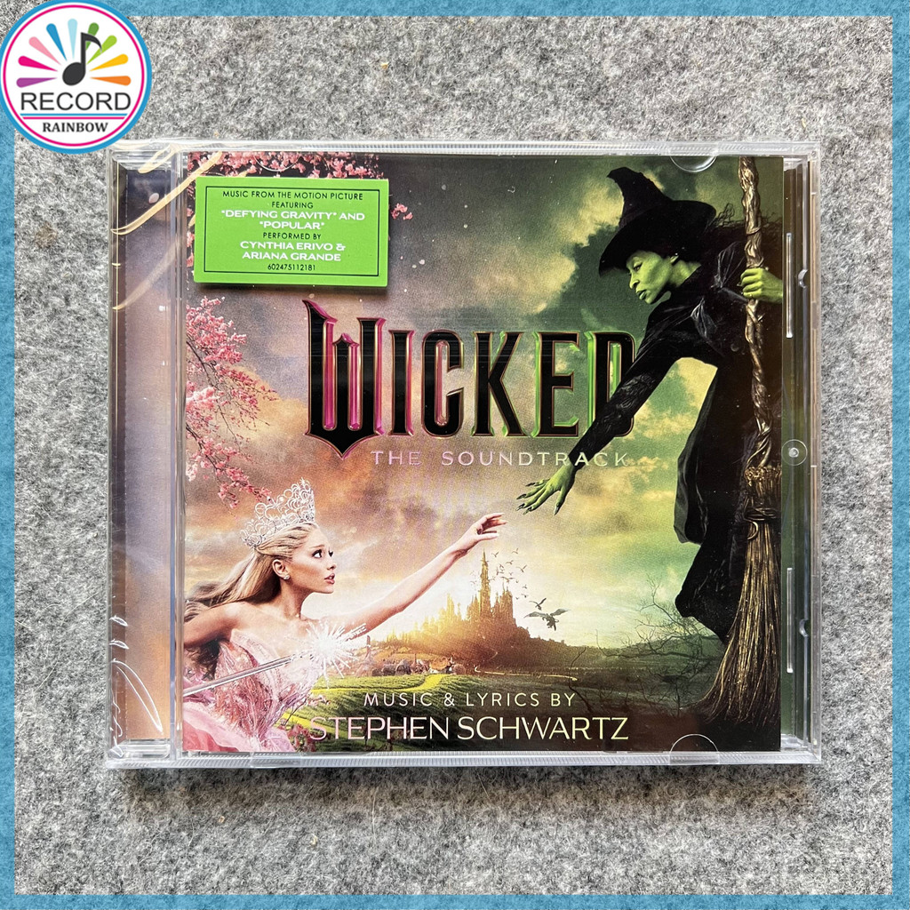 Stephen Schwartz Wicked Ariana Grande The Soundtrack 2024 Original CD Album [Lacrado] Brand New ...