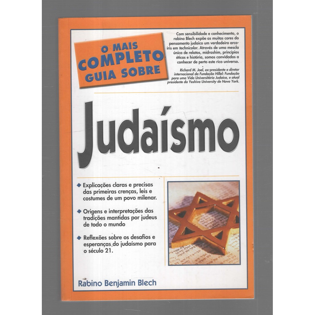 O Mais Completo Guia Sobre Judaísmo de Rabino Benjamin Blech | Shopee ...