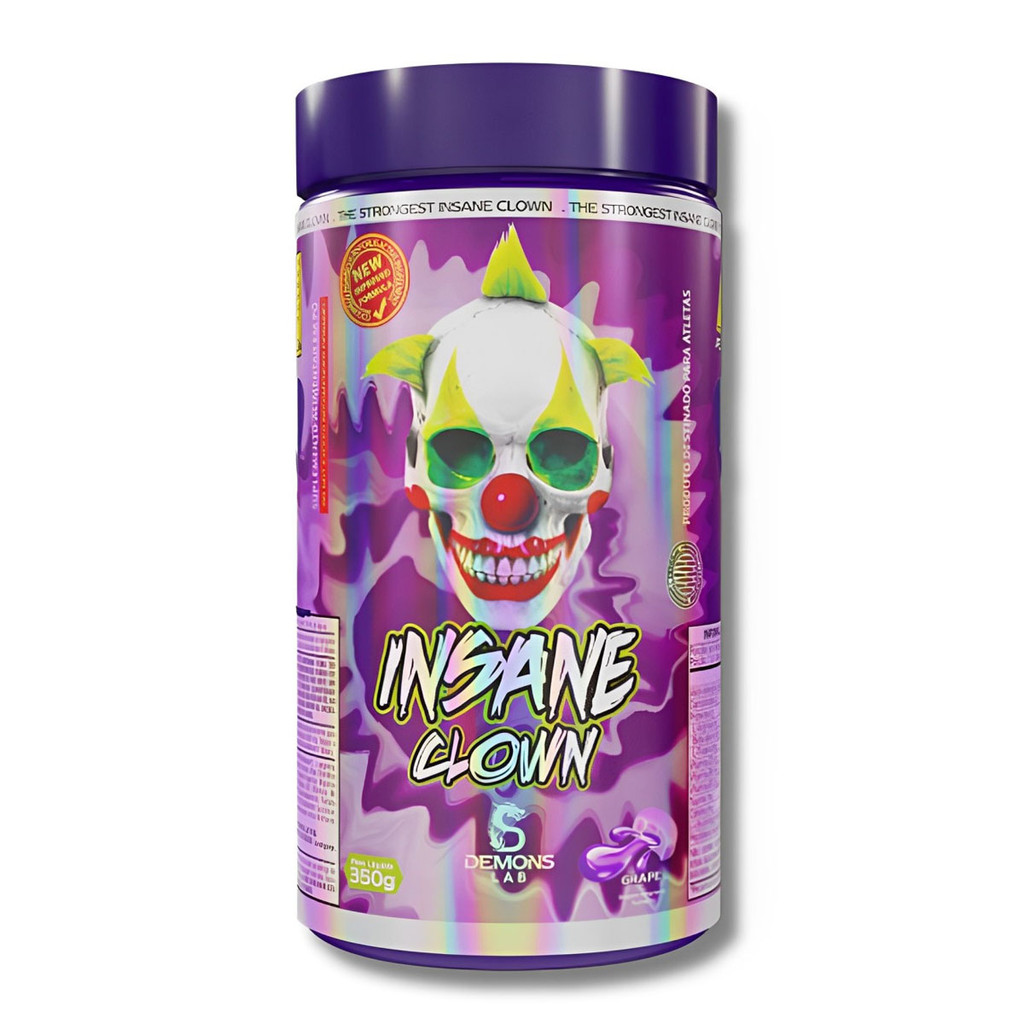 Pré Treino Insane Clown Sabor Uva 350g Demons Lab | Shopee Brasil