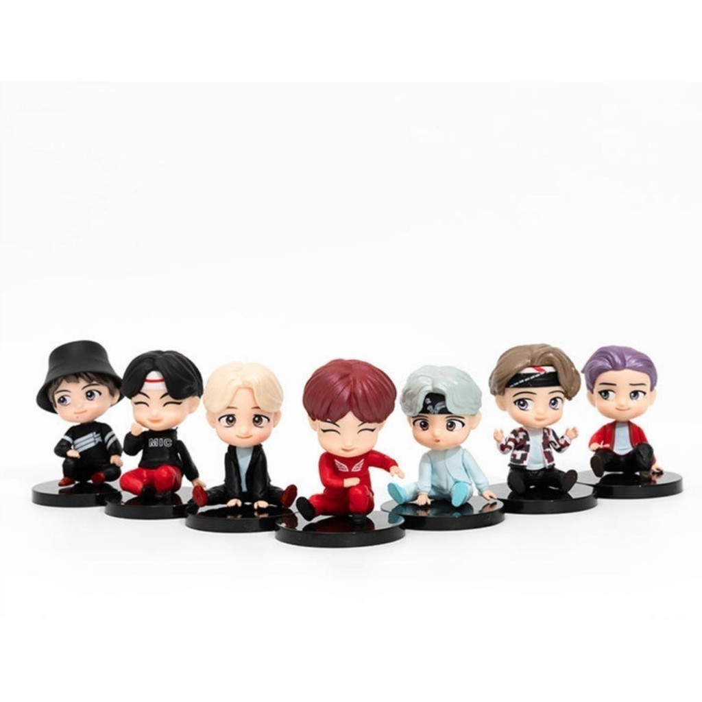 Bonecas Bts Mini Idol Figura 7pcs Sit Versão K-pop | Shopee Brasil
