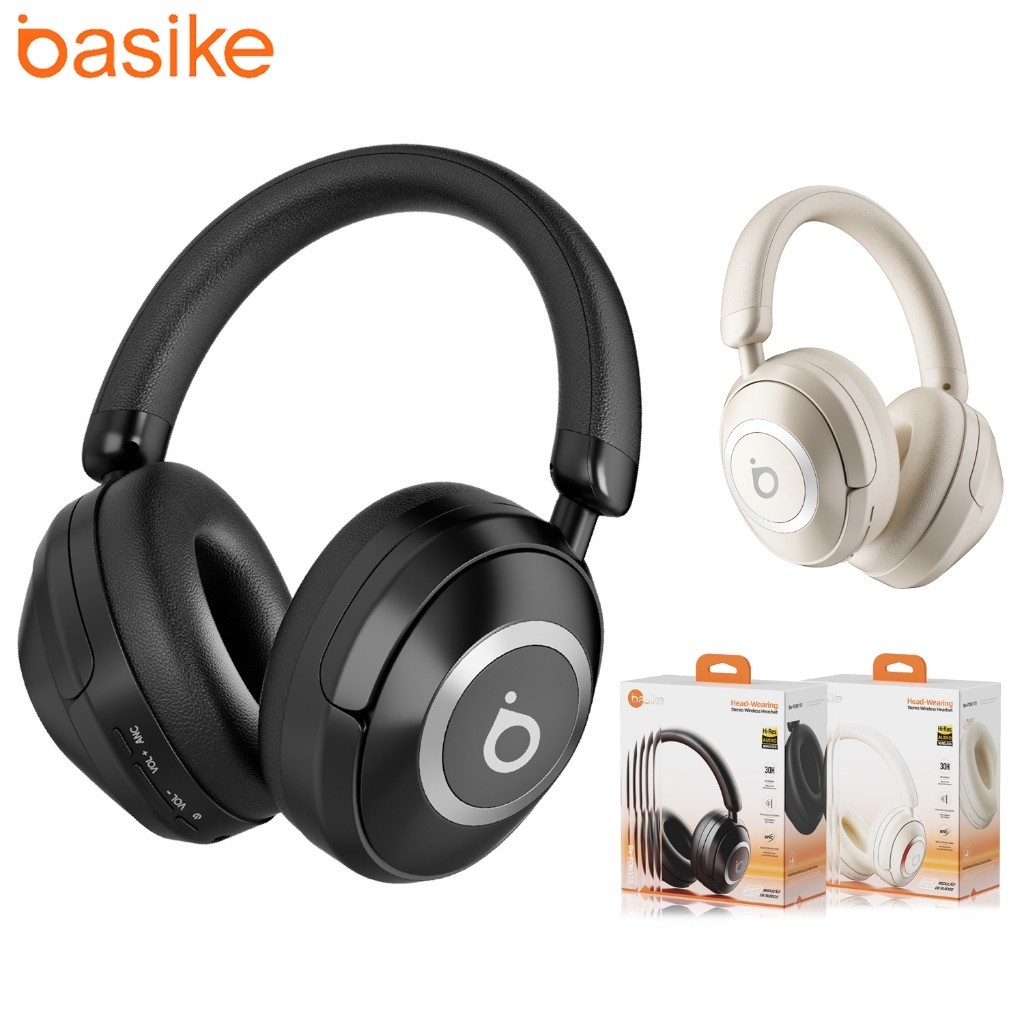 Basike Fone De Ouvido Bluetooth sem fio，HiFi estéreo Redução de ruído e ...